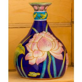 Buy Blue Pottery Flower Pot